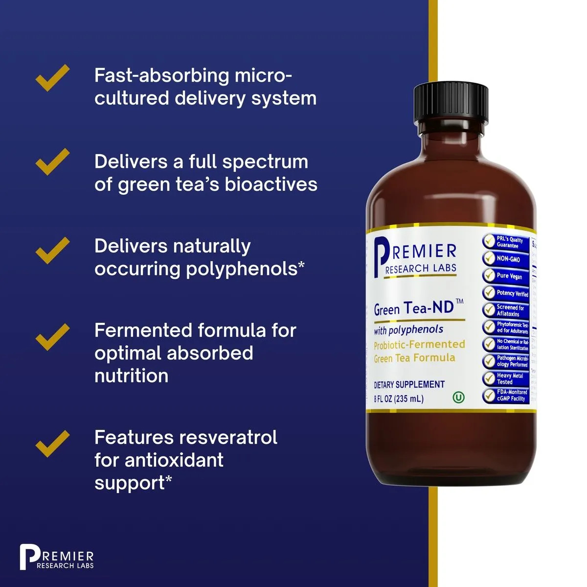 Green Tea-ND | Probiotic-Fermented Antioxidant Support